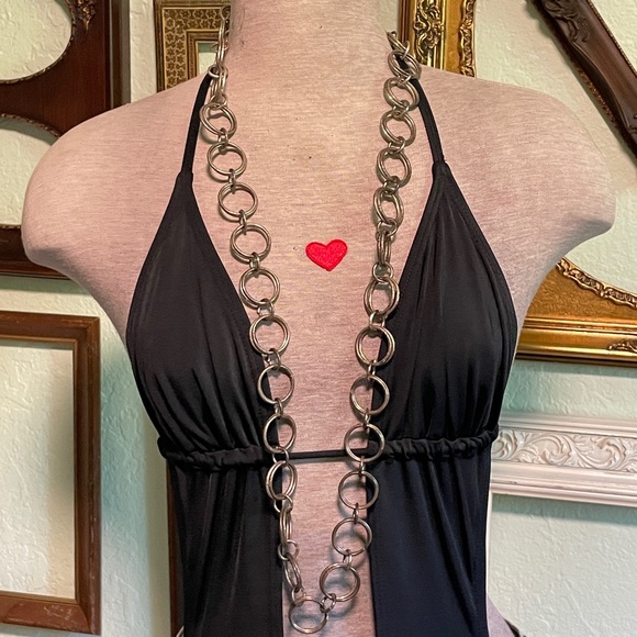 Express | Jewelry | Vintage 9s Express Silver Chain Necklace | Poshmark
